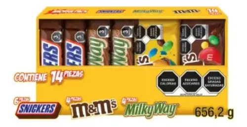 Surtido De Chocolates Mars M&m's, Milky Way, Snickers M&m's, | Envío gratis