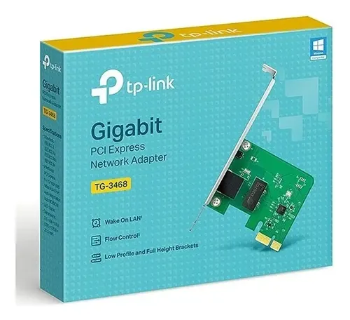Tarjeta Red Pci Express Tp-link Gigabit Tg-3468 10/100/1000 | Cuotas ...
