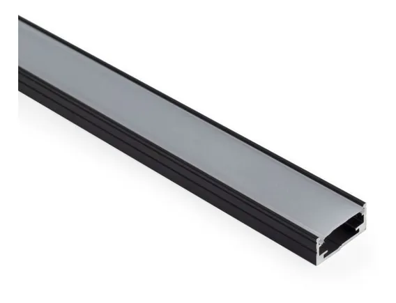 Perfil Sobrepor Para Fita Led Preto | MercadoLivre 📦 Perfil Sobrepor Para Fita Led Preto | MercadoLivre 📦