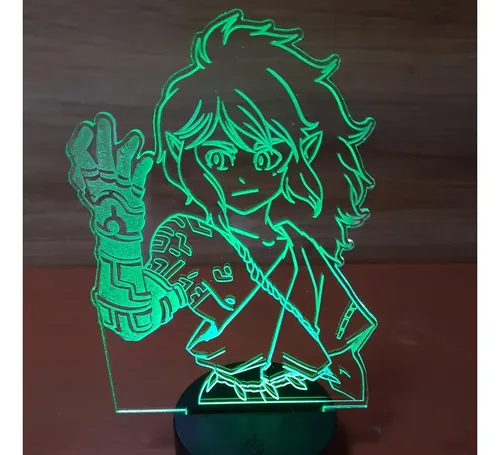 Lámpara Led Link Acrílico 3d Personalizada Zelda: Totk Ry | MercadoLibre
