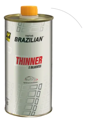Thinner Pu Solvente Diluente Brazilian 900ml | MercadoLivre