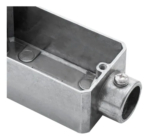 Condulete Tipo C Fixo Cinza Aluminio 1 Polegada Conduletzel Condulete Tipo C Fixo Cinza Aluminio 1 Polegada Conduletzel