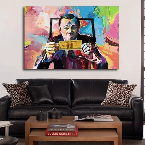 Cuadro Lobo De Wall Street Decorativo Ultra Hd 100x70cm