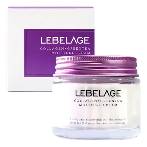 Crema Facial Coreana Té Verde And Colágeno Reparadora 10pz