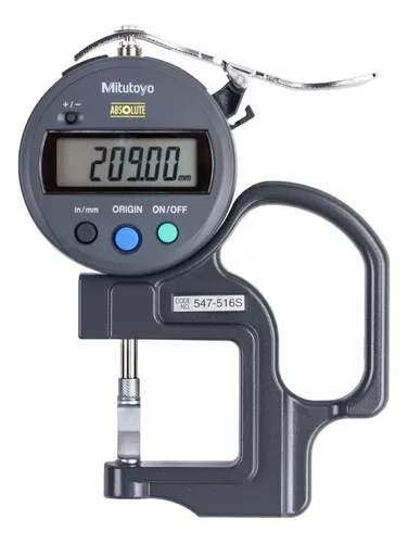 Calibrador Digital Medidor De Espesores Mitutoyo 547 516s Envío Gratis