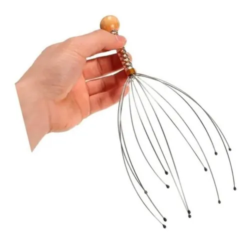 Massageador De Cabeça 12 Pontas Anti Stress Relaxante Cor Outro