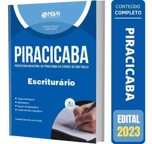 Apostila Prefeitura De Piracicaba Sp - Escriturário | MercadoLivre Apostila Prefeitura De Piracicaba Sp - Escriturário | MercadoLivre