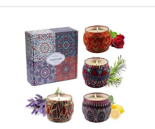 Set De 4 Velas Perfumadas | Cuotas sin interés Set De 4 Velas Perfumadas | Cuotas sin interés