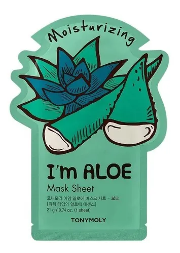 Mascarilla Facial Hidratante Antiacne De Aloe Vera Tonymoly Meses Sin