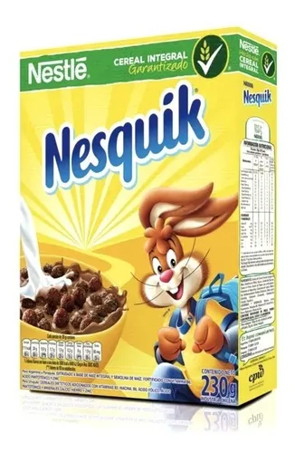 Cereal Nestle Nesquik Sabor Chocolate 230 Gr Mercadolibre