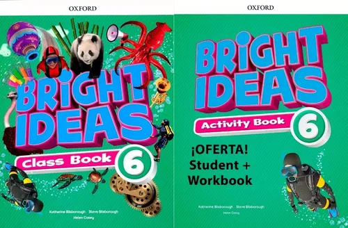 Lote Bright Ideas 6 - Activity Book + Class Book - Oxford Lote Bright Ideas 6 - Activity Book + Class Book - Oxford