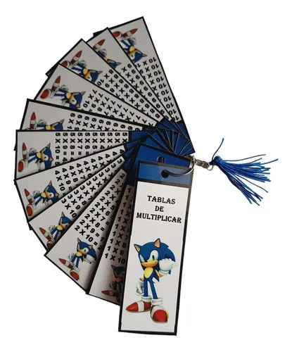 Tablas De Multiplicar De Sonic Digital Imprimible en venta en Xalapa ... Tablas De Multiplicar De Sonic Digital Imprimible en venta en Xalapa ...