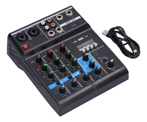 Consola Mezcladora F4a De 4 Canales Live Low Noise Professio Cuotas