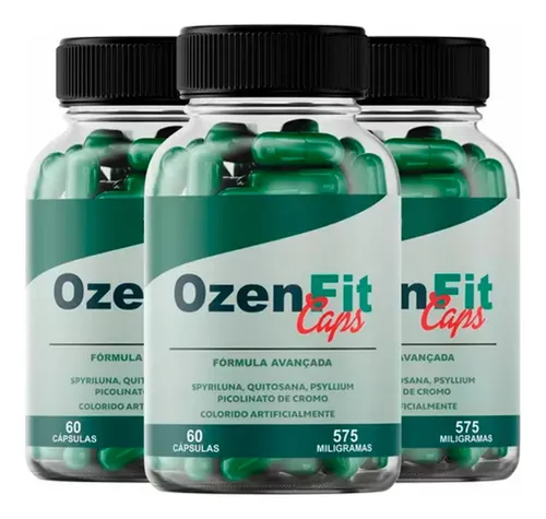 3 Ozenfit Caps Original 60 Cápsulas- Fórmula Inovadora | Parcelamento ...