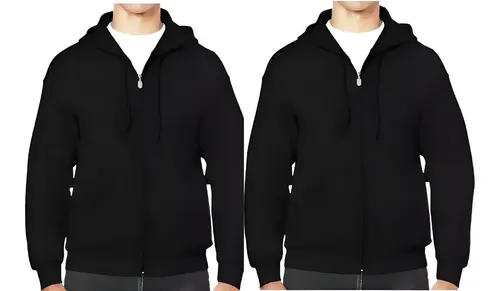 X2 Poleron Negro Hombre Poleron Mujer Poleron Buzo Unisex Negro ...