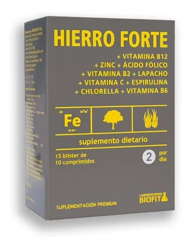 Suplemento en comprimidos Biofit Hierro Forte | MercadoLibre Suplemento en comprimidos Biofit Hierro Forte | MercadoLibre