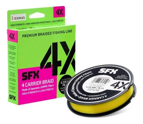 Línea de pesca Sufix SFX 4X Carrier Braid | MercadoLibre Línea de pesca Sufix SFX 4X Carrier Braid | MercadoLibre