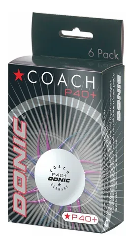 6 Pelotas 40 Donic Coach De Ping Pong Tenis De Mesa Mercadolibre