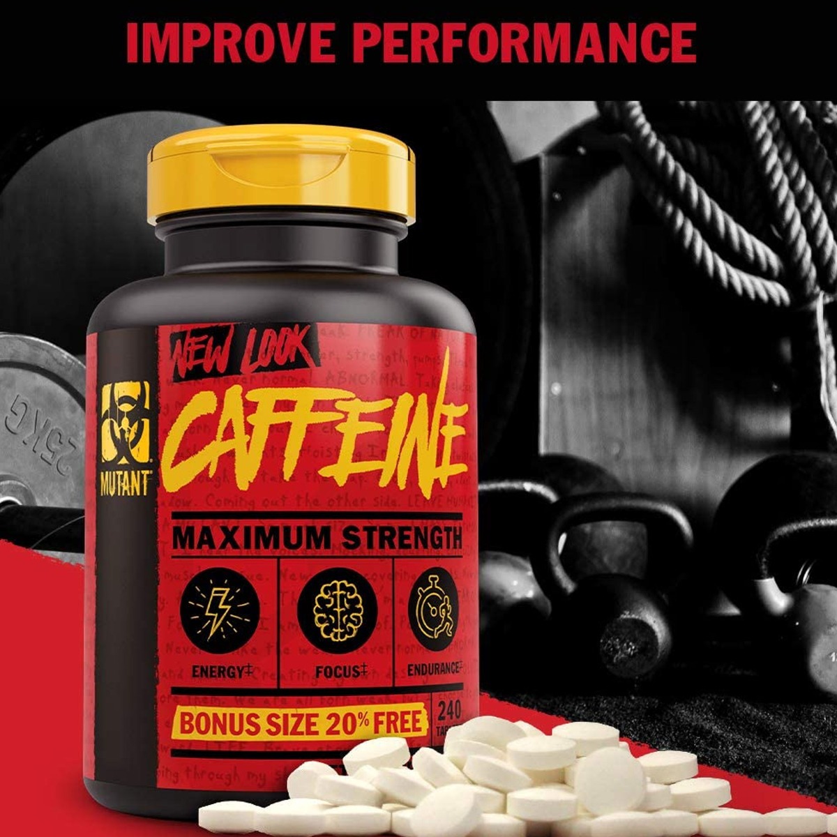 Cafeina Mutant Caffeine (240 Tabletas) | Envío gratis