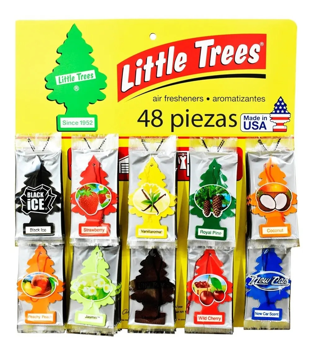 48pz Aromatizante De Pino Little Trees Varios Aromas | Envío gratis