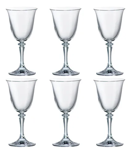 6 copas de vino blanco Branta, 250 ml, Bohemia Cristalite, color ... 6 copas de vino blanco Branta, 250 ml, Bohemia Cristalite, color ...