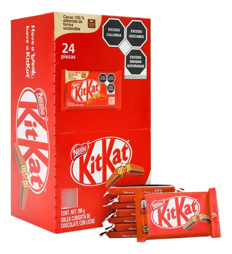 Nestlé Kitkat Chocolate Nestlé Kit Kat - Chocolate con leche - Oblea ...