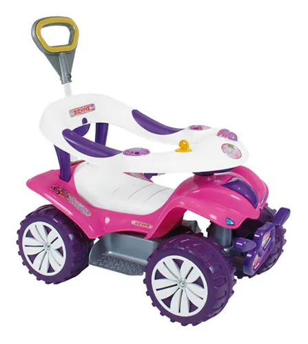 Cochecito y andador Sofy con varilla giratoria para coche, color rosa y ... Cochecito y andador Sofy con varilla giratoria para coche, color rosa y ...
