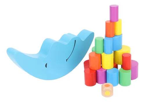 Kid Cylinder Stacking Blocks Parent-child Toy | MercadoLivre