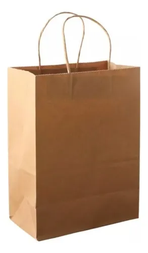 Bolsas De Papel Kraf De Colores 12 Unidades Cuotas Sin Interés