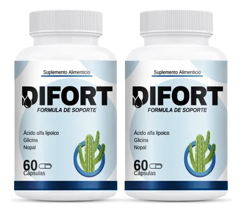 Difort 120 Cápsulas Nuevo Tamaño Regula Niveles De Azúcar | Envío gratis