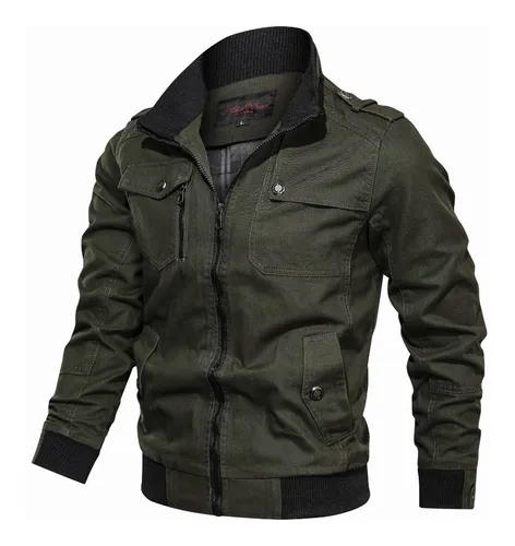 Chaqueta Informal Clásica Con Cremallera Para Hombre Mercadolibre