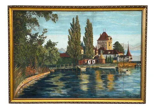 Enorme Quadro Antigo Oleo Sobre Tela Europeu Assinado 208cm | MercadoLivre Enorme Quadro Antigo Oleo Sobre Tela Europeu Assinado 208cm | MercadoLivre