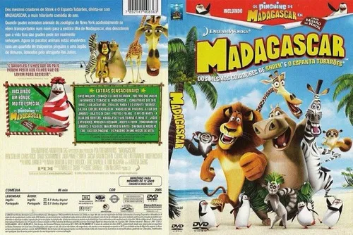 Madagascar Dvd | MercadoLivre
