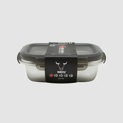 Hermetico Acero Microsafe 650 Ml Wayu Color Plateado | MercadoLibre