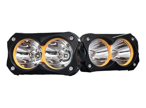 Faros Duallys Led Tipo Kc Flex 2 Led Con Tapas 30w Par | Envío gratis