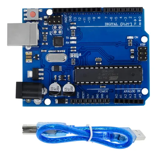 Tecneu Tarjeta De Desarrollo Uno R3 Dip Compatible Ide Arduino + Cable ... Tecneu Tarjeta De Desarrollo Uno R3 Dip Compatible Ide Arduino + Cable ...