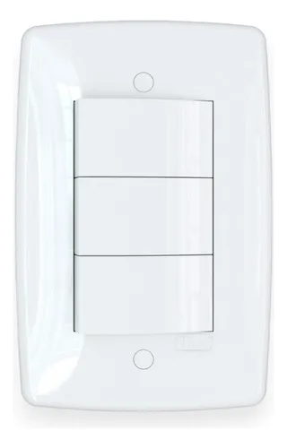 Conjunto Interruptor Triplo Simples Com Placa Linha Finesse+ | MercadoLivre Conjunto Interruptor Triplo Simples Com Placa Linha Finesse+ | MercadoLivre