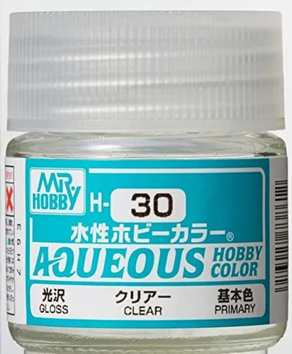 Mr Hobby Aqueous H30 Gloss Clear Barniz Brillante Modelismo Mr Hobby Aqueous H30 Gloss Clear Barniz Brillante Modelismo