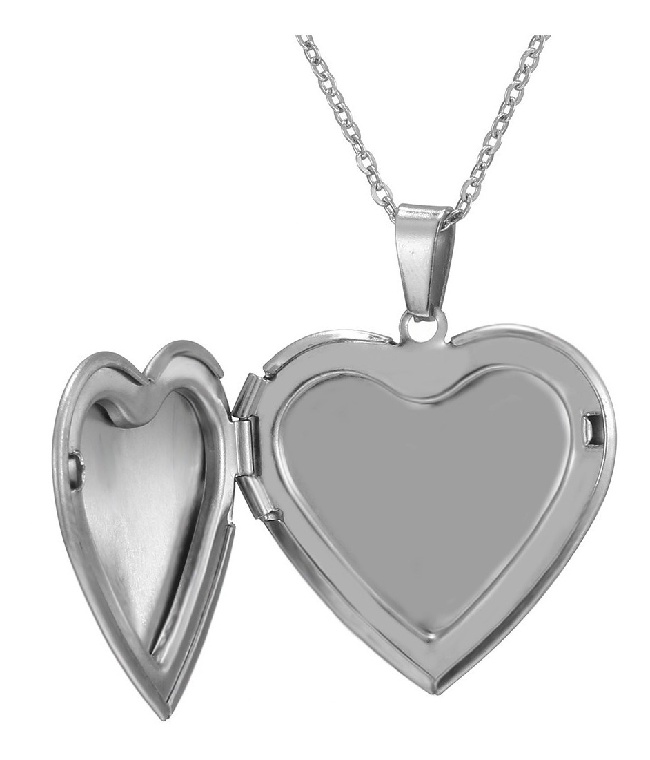 Relicario Corazón De Acero Inoxidable Corazón + Cadena | Mercado Libre Relicario Corazón De Acero Inoxidable Corazón + Cadena | Mercado Libre