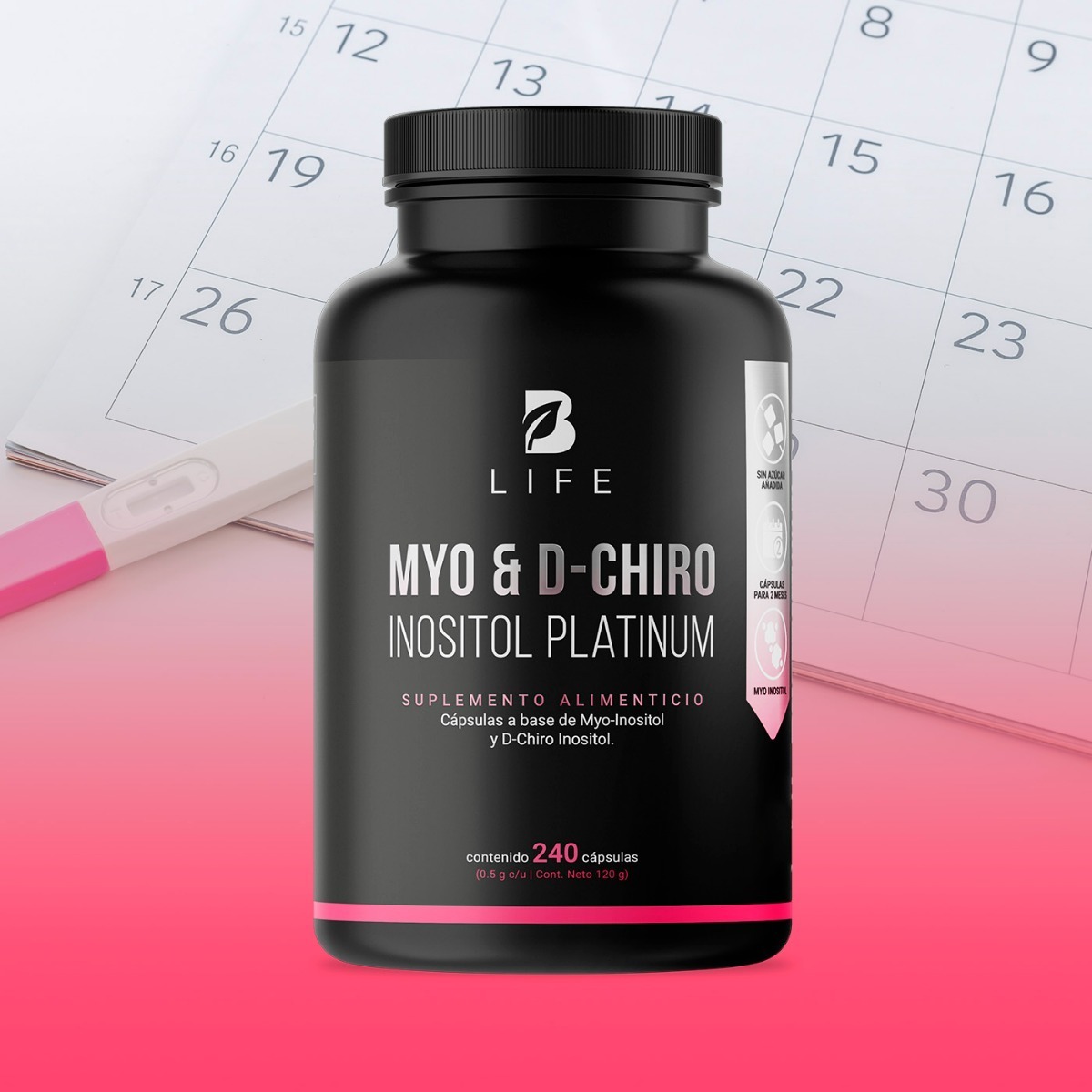 Myo Y D Chiro Inositol D 240 Cáps Inositol Platinum B Life Meses