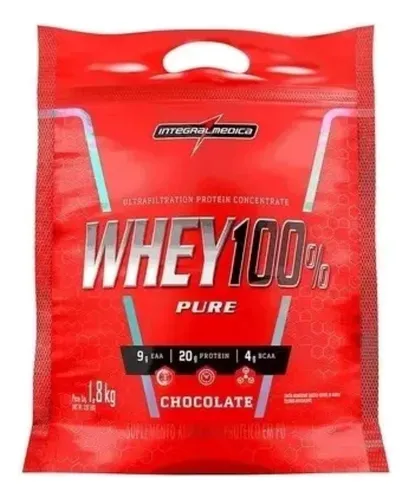 Whey Protein 100 Pure 907g Refil Integralmedica Frete Grátis