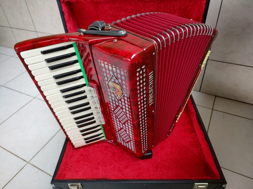 Acordeon 120 Todeschini Super 7 Oitavado Selo Verde Frete Grátis