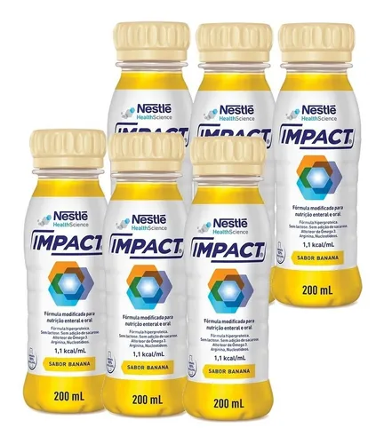 Kit Com 6 Unidades Impact (200ml) - Nestlé | Frete grátis