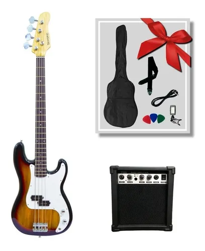 Bajo Eléctrico Scorpion Psb-200 Sunburst + Amplifi 20 W | Cuotas sin ... Bajo Eléctrico Scorpion Psb-200 Sunburst + Amplifi 20 W | Cuotas sin ...