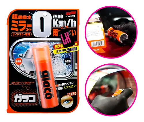 Glaco Zero Soft99 Repelente Água Espelho Retrovisor Câmeraré | MercadoLivre