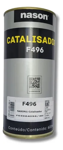 Catalisador F496 Nason 600ml | Parcelamento sem juros
