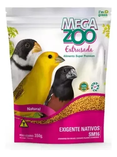 Megazoo Para Pássaros Nativos E Exóticos - 350g Sm16 | MercadoLivre Megazoo Para Pássaros Nativos E Exóticos - 350g Sm16 | MercadoLivre