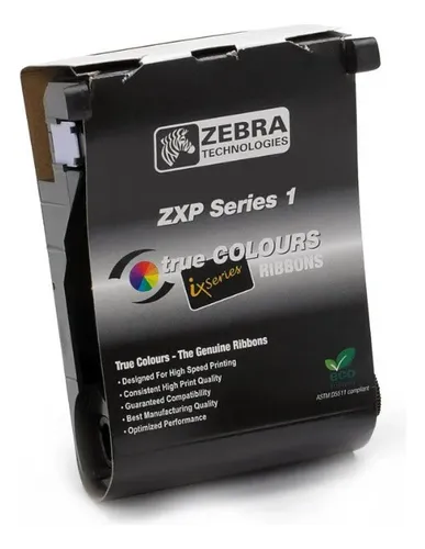 Cinta negra 1.000 Impr para Zebra Zxp1 Código: 800011-101 | Cuotas sin interés
