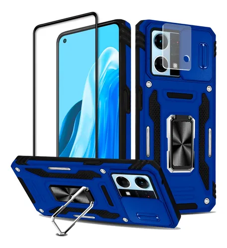 Funda Case Para Oppo Reno Realme De Uso Rudo Kit 2 Micas Meses Sin