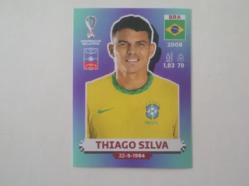 Figurinha Thiago Silva Copa Do Mundo Qatar 2022 Brasil Bra 9 | MercadoLivre Figurinha Thiago Silva Copa Do Mundo Qatar 2022 Brasil Bra 9 | MercadoLivre